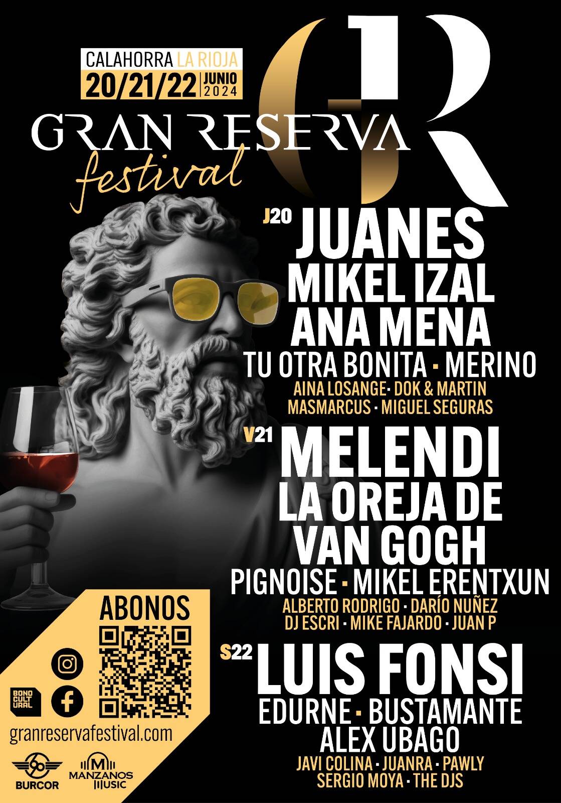 Los artistas Juanes, Edurne, Mikel Izal, Bustamante, La Oreja de Van Gogh, Mikel Erentxun, Alex ...